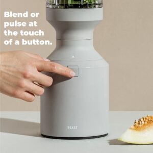 Beast Blender | Blend Smoothies and Shakes, Kitchen Countertop Design, 1000W (Pebble Grey)