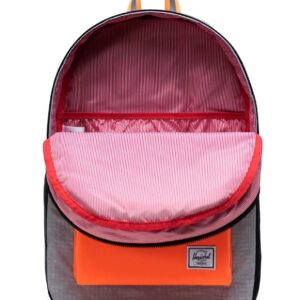 Herschel Supply Co. Settlement Sharkskin Enzyme Ripstop/Black Enzyme Ripstop/Shocking Orange One Size