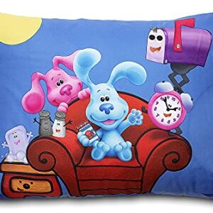 Blues Clues You Are Smart 4 Piece Toddler Bedding Set – Includes Comforter, Sheet Set – Fitted + Top Sheet + Reversible Pillowcase for Boys And Girls Beds, Blue