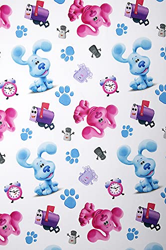 Blues Clues You Are Smart 4 Piece Toddler Bedding Set – Includes Comforter, Sheet Set – Fitted + Top Sheet + Reversible Pillowcase for Boys And Girls Beds, Blue