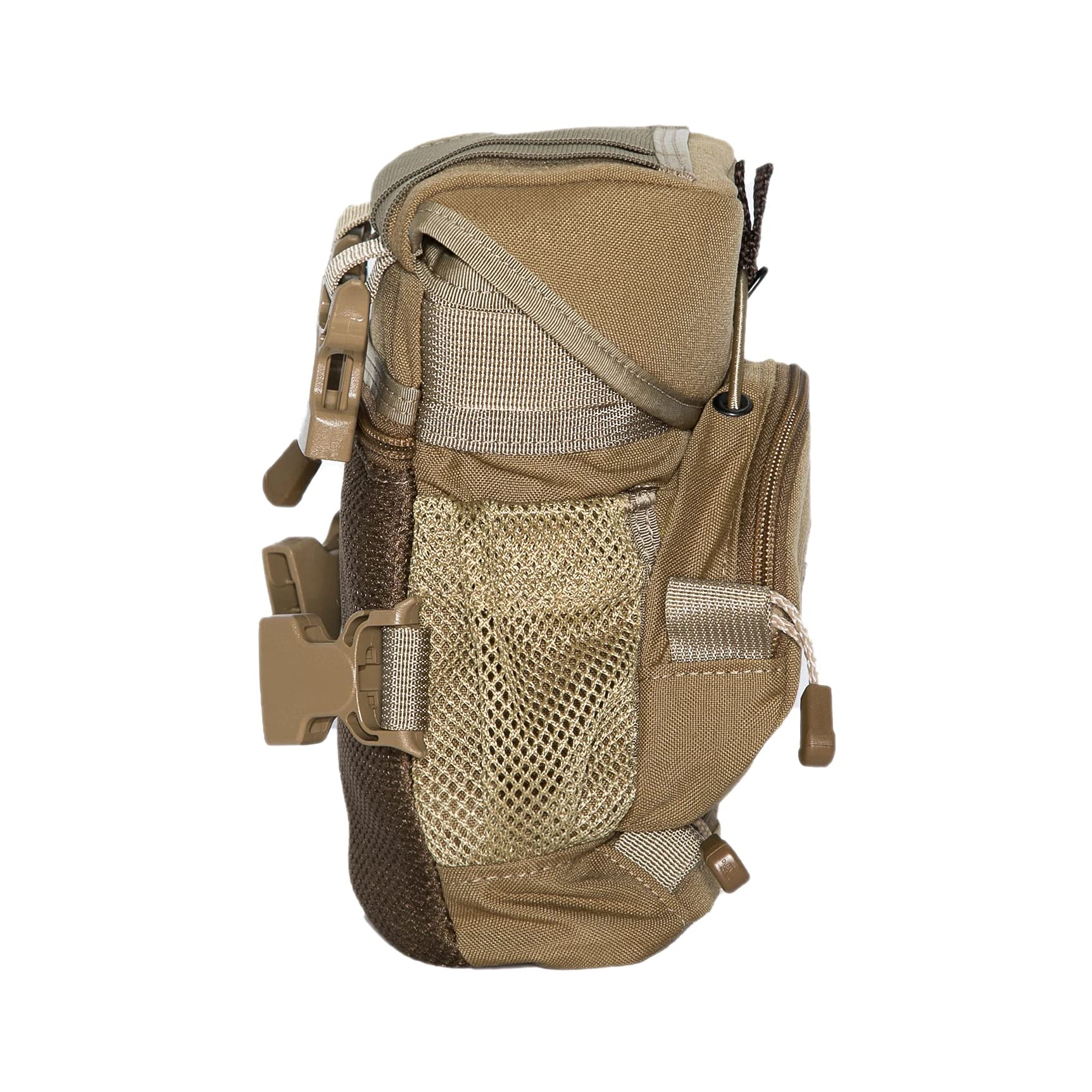 Alaska Guide Creations Hybrid with MAX Pocket | Compact Utility Bag with Mesh Side Pockets | Binocular Harness for Comfort and Quick Access (Realtree Edge)