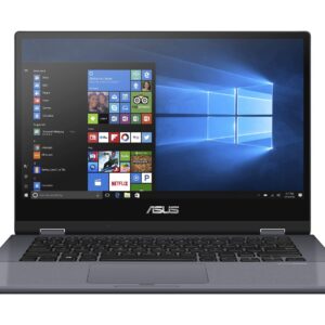 ASUS VivoBook Flip 14 2 in 1 14-inch FHD Touchscreen Laptop - 8th Gen Intel core i3-8145U - 4GB RAM - 128GB SSD - Fingerprint - Backlit - USB-C - Win10 (Renewed)