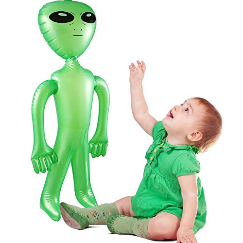 3 Pcs 35 Inch Alien Inflates Inflatable Alien Jumbo Alien Blow up Toy for Party Decorations, Birthday, Halloween, Alien Theme Party