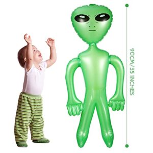 3 Pcs 35 Inch Alien Inflates Inflatable Alien Jumbo Alien Blow up Toy for Party Decorations, Birthday, Halloween, Alien Theme Party