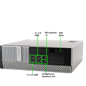 Dell OptiPlex 7020 SFF Computer Desktop PC, Intel Core i7 Processor, 16GB Ram, 1TB SSD, WiFi, HDMI, NVIDIA GT 1030 2GB GDDR5, Windows 10 (Renewed)