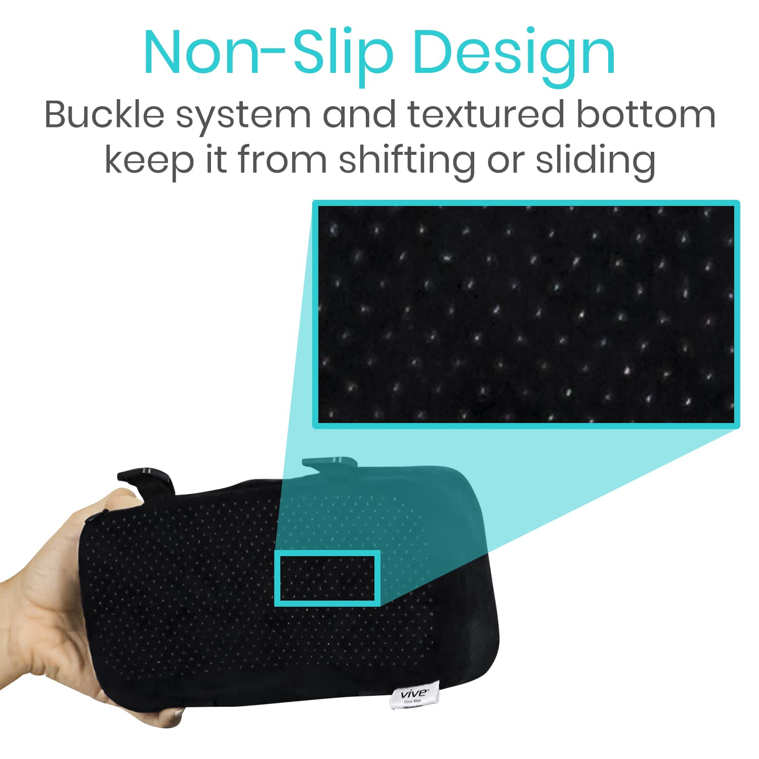 Vive Memory Foam Armrest Pads - Comfortable Office Desk Chair Arm Cushion - Soft And Ergonomic For Forearms, Elbow Pressure Relief - Anti Slip With Removable Cover For Gaming, Home - Comfy Long Pillow