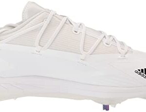 adidas Men's Adizero Afterburner 8 Baseball Shoe, White/Core Black/White, 9.5