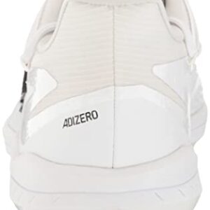 adidas Men's Adizero Afterburner 8 Baseball Shoe, White/Core Black/White, 9.5