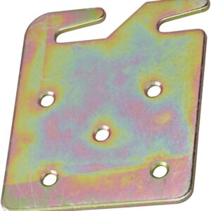 First Choice Products Heavy 5 Hole Wood Frame Bed Hook Plates – Pack of 4 Brackets, Gold