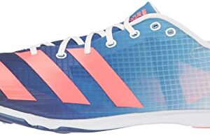 adidas Men's Distancestar Track and Field Shoe, Legacy Indigo/Turbo/Blue Rush, 10