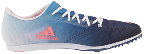 adidas Men's Distancestar Track and Field Shoe, Legacy Indigo/Turbo/Blue Rush, 10