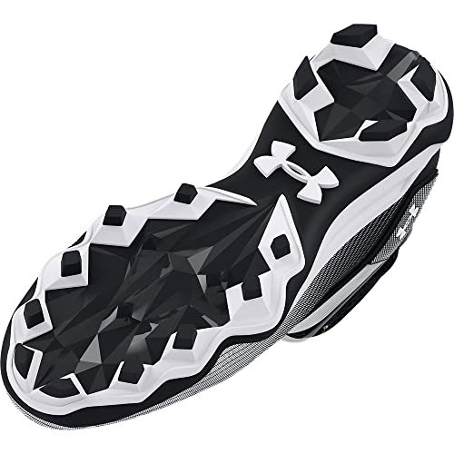 Under Armour Men's Highlight Hammer MC, Black (001)/White, 8.5 Medium US