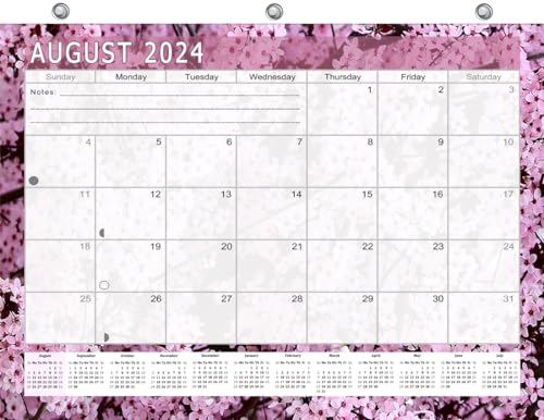 2024-2025 Academic Year 12 Months Student Calendar/Planner for 3-Ring Binder, Desk or Wall (Edition #021)