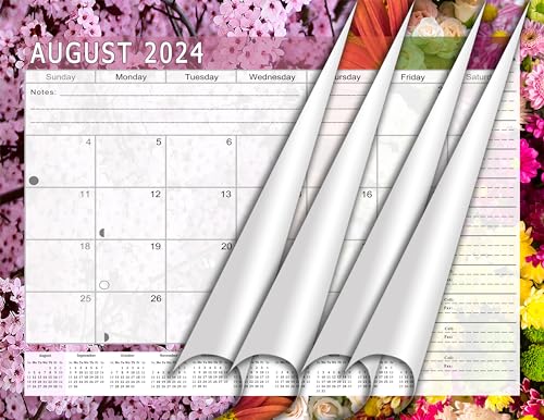 2024-2025 Academic Year 12 Months Student Calendar/Planner for 3-Ring Binder, Desk or Wall (Edition #021)