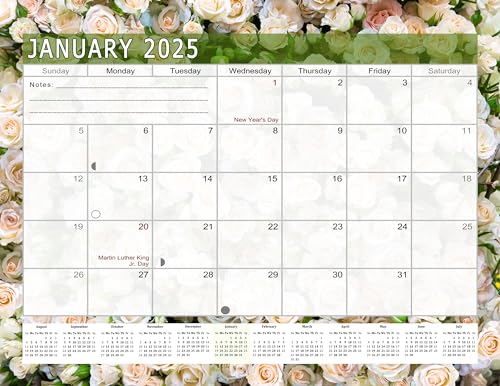 2024-2025 Academic Year 12 Months Student Calendar/Planner for 3-Ring Binder, Desk or Wall (Edition #021)