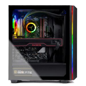 Skytech Chronos Gaming PC Desktop - AMD Ryzen 9 5900X 3.7GHz, 6700XT 12G GDDR6, 16GB DDR4 3200, 1TB NVMe SSD, 240MM AIO, AC WiFi, Windows 10 Home 64-bit, Black