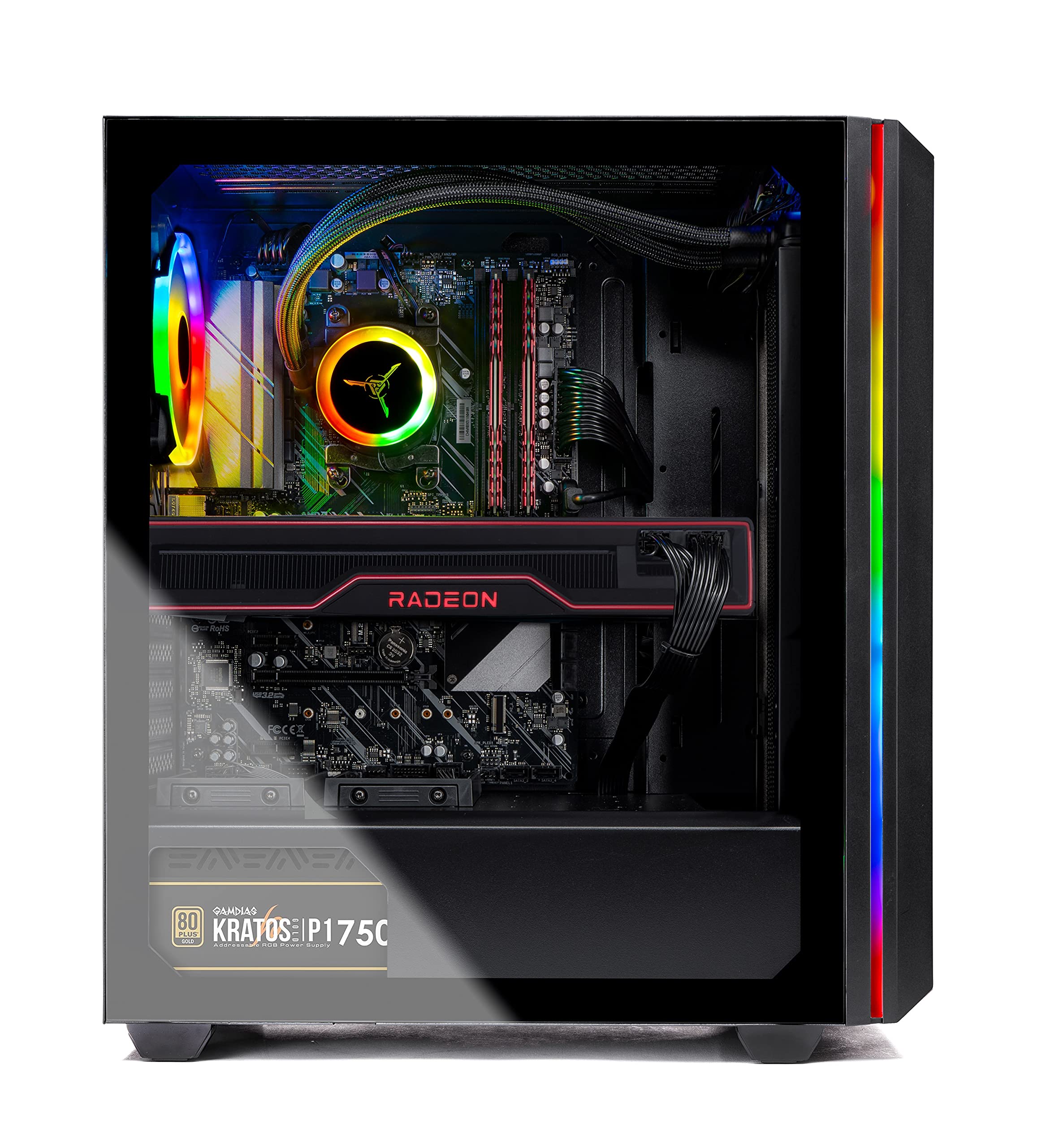 Skytech Chronos Gaming PC Desktop - AMD Ryzen 9 5900X 3.7GHz, 6700XT 12G GDDR6, 16GB DDR4 3200, 1TB NVMe SSD, 240MM AIO, AC WiFi, Windows 10 Home 64-bit, Black