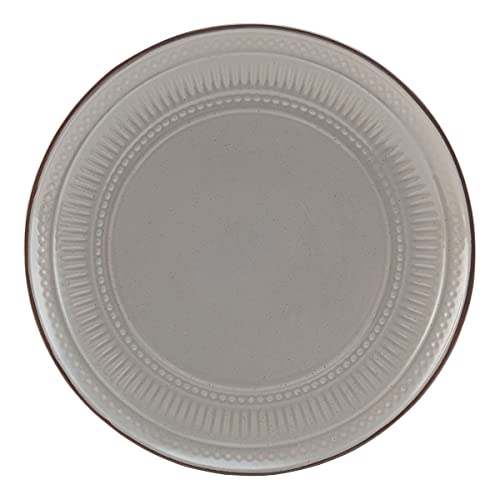 Pfaltzgraff Easton 12 Piece Dinnerware Set, Service For 4, Taupe