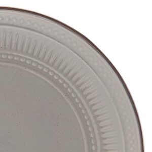 Pfaltzgraff Easton 12 Piece Dinnerware Set, Service For 4, Taupe