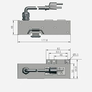 HQRP Multi-Purpose Router Table Power Switch, Dust Control Switch, Power Tool Switch, 15A 125V UL Listed