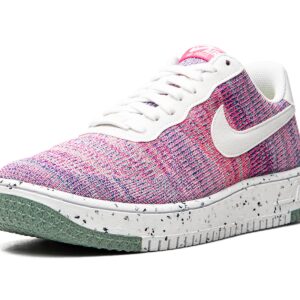 Nike Women's Air Force 1 Crater Low Flyknit Shoes, Fuchsia Glow White Pink Blast Violet, 8.5