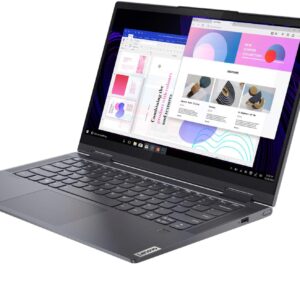 2021 LENOVO Yoga 7i 2-in-1 Laptop 14 inch FHD Touchscreen 11th Core i7-1165G7 EVO Iris Xe Graphics 12GB DDR4 512GB NVMe SSD WI-FI 6 Win 10 Home Fingerprint Backlit Keyboard w/ Ontrend 32GB USB Drive