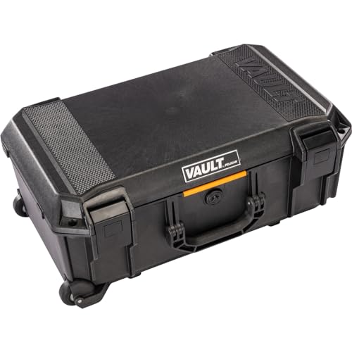 Pelican Vault - v525 Case with Foam for Camera, Drone, Equipment, Electronics, Gear, and more (Black)