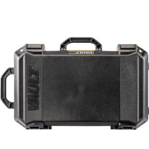 Pelican Vault - v525 Case with Foam for Camera, Drone, Equipment, Electronics, Gear, and more (Black)