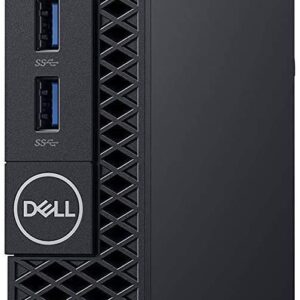 Dell OptiPlex 3060 Tiny Computer Micro Tower PC, Intel Core i5-8500T Processor, 8GB DDR4 Ram, 256GB NVMe SSD, Display Port, HDMI, Wi-Fi, Wireless Keyboard & Mouse, Windows 10 Pro (Renewed)