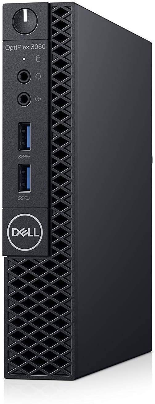 Dell OptiPlex 3060 Tiny Computer Micro Tower PC, Intel Core i5-8500T Processor, 8GB DDR4 Ram, 256GB NVMe SSD, Display Port, HDMI, Wi-Fi, Wireless Keyboard & Mouse, Windows 10 Pro (Renewed)