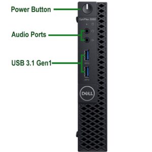 Dell OptiPlex 3060 Tiny Computer Micro Tower PC, Intel Core i5-8500T Processor, 8GB DDR4 Ram, 256GB NVMe SSD, Display Port, HDMI, Wi-Fi, Wireless Keyboard & Mouse, Windows 10 Pro (Renewed)