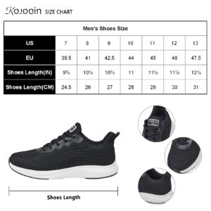 KOJOOIN Tennis Shoes Sneakers, Mens/Womens Athletic Running Shoes Non Slip Lightweight Breathable Mesh Fashion Sneakers for Walking Gym Workout Jogging