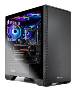 skytech siege 3.0 gaming pc desktop – intel i9-10900k 3.7ghz, amd 6800xt 16g gddr6, 1tb nvme, 16g ddr4 3000, 750w gold psu, 360mm aio, ac wi-fi, windows 10 home 64-bit