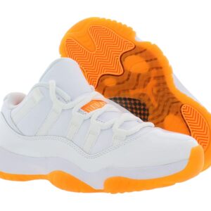 Nike Women's Air Jordan 11 Low WMNS Bright Citrus, White/Bright Citrus, 8.5W