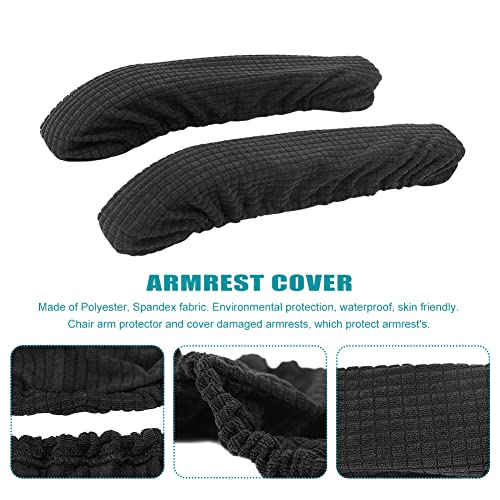 EKDJKK Office Chair Armrest Cover Removable Elastic Washable Waterproof for Chairs Stretch Armrest Slipcovers Office/Computer Removable Covers Pads