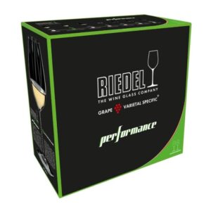 Riedel Performance Pinot Noir Wine Glass (2-Pack) with Large Microfiber Polishing Cloth Bundle (2 Items)