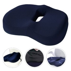 NUOBESTY Donut Pillow Tailbone Cushion Memory Foam Seat Pad for Prostate, Sciatica, Bed Sore Post Surgery Pain Relief