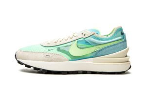 nike womens wmns waffle one dc2533 401 bleached aqua/lime - size 6w