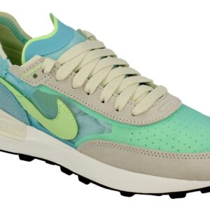 Nike Womens WMNS Waffle One DC2533 401 Bleached Aqua/Lime - Size 7.5W