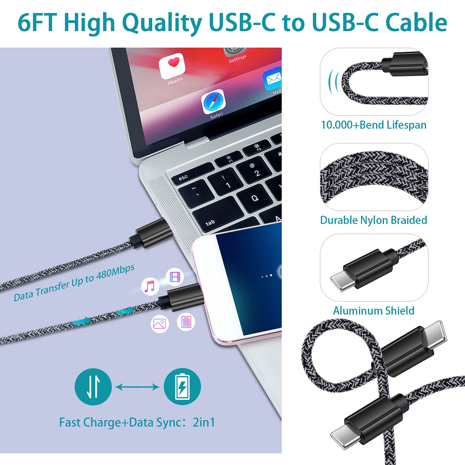 Car Charger Fast Charge 30W USB C Car Adapter,Type C to C Cable for Google Pixel 8 7a 7 6a 6 Pro 5 4a 3a 4 3 2 XL,Samsung Galaxy S24 S23 S22 S21 Ultra S20 S10e S9 A12 A52 A72 A32,Moto G Power Stylus