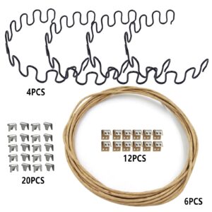 Carkio Sofa Upholstery Spring Replacement Kit 20" Length for Funirture Couch Repari Automotive and Others