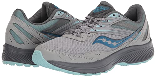 Saucony Women's Cohesion TR15 Running Shoe, Alloy/Topaz, 9