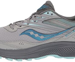 Saucony Women's Cohesion TR15 Running Shoe, Alloy/Topaz, 9