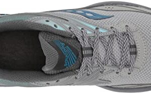 Saucony Women's Cohesion TR15 Running Shoe, Alloy/Topaz, 9