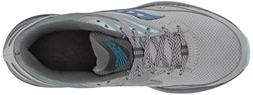 Saucony Women's Cohesion TR15 Running Shoe, Alloy/Topaz, 9