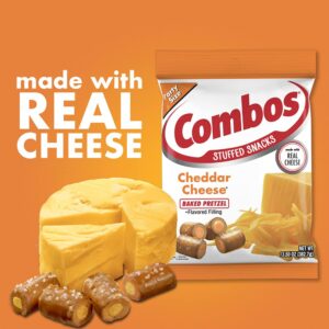 Combos Cheddar Cheese Baked Pretzel Snacks, 13.5 Oz. Bag, 13.5 Oz