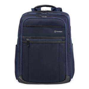 travelpro crew executive choice 3 large backpack fits up to 15.6 laptops and tablets, usb a and c ports, men and women, patriot blue