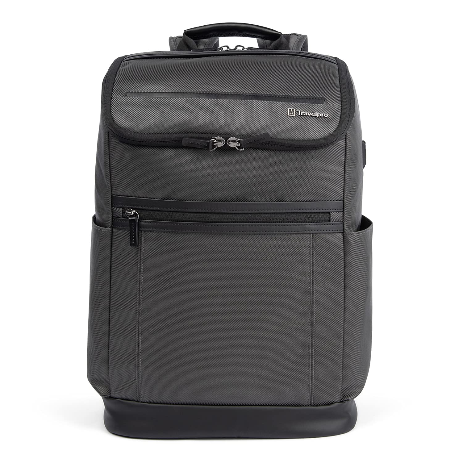 Travelpro Crew Executive Choice 3 Medium Top Load Backpack fits up to 15.6 Laptops and Tablets, USB A and C Ports, Men and Women, Titanium Grey