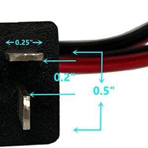 POWER PRODUCTS 12V DC T-Plug Battery Charging Cable for Sportsman 4000W 7500W GEN7500DF GEN4000DF GEN4000TRI GEN4000 with CO Detector for 2200W 3500W 7000W Dual Fuel Inverter Generator