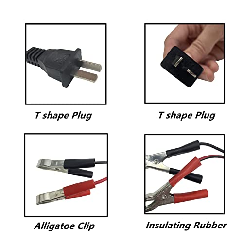 POWER PRODUCTS 12V DC T-Plug Battery Charging Cable for Sportsman 4000W 7500W GEN7500DF GEN4000DF GEN4000TRI GEN4000 with CO Detector for 2200W 3500W 7000W Dual Fuel Inverter Generator